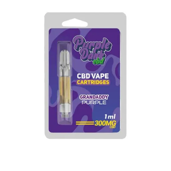 Plantedamp- Purple Dank CBD Vape Cartridges 600mg - Granddaddy Purple
